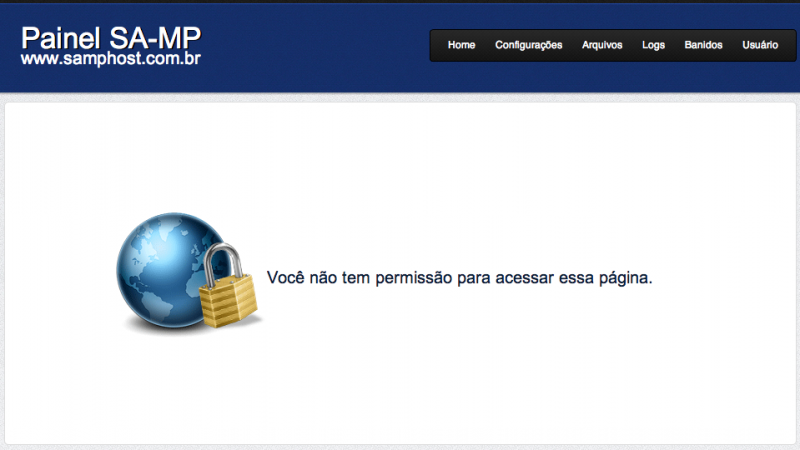 SAMP Host - Hospedagem de Servidores SA-MP - Painel Administrativo SAMP ...